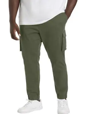 TRUE NATION BY DXL Big & Tall Cargo Joggers - Four Leaf Clover