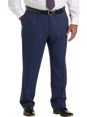 JV REFLEX Textured Suit Pants - Navy