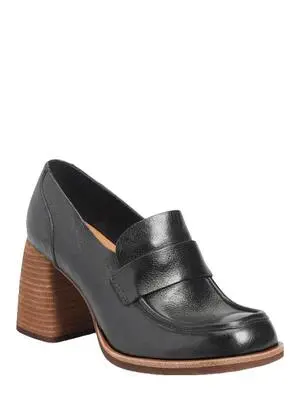 Kork-Ease® Kork-Ease® Aston Loafer Pump Black Leather