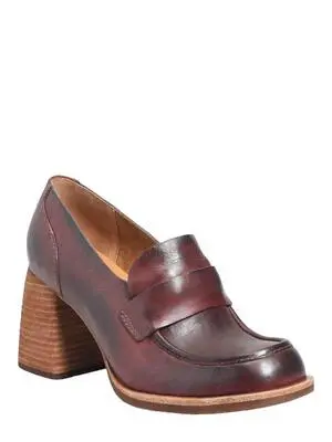 Kork-Ease® Kork-Ease® Aston Loafer Pump Burgundy Leather