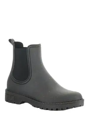 Fly London Oak Waterproof Chelsea Boot - Black Rubber Cork