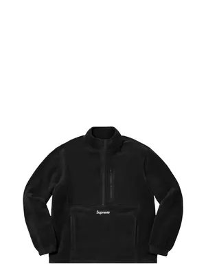 Supreme Polartec Half Zip Pullover - Black