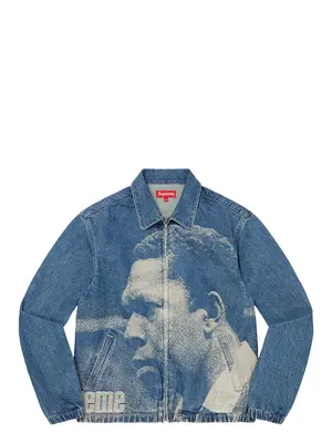 Supreme John Coltrane A Love Denim Harrington Jacket - Blue