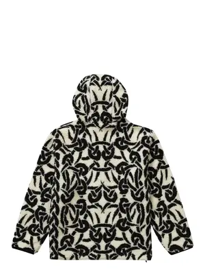 Supreme Celtic Knot Reversible Windstopper Fleece Hooded Jacket - Cream
