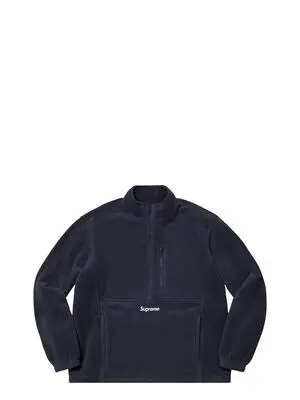 Supreme Polartec Half Zip Pullover - Blue