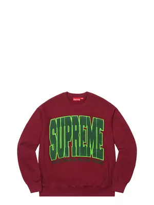 Supreme Cities Arc Crewneck - Red