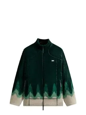 Kith Ombre Wave Harper Vintage Sherpa Full Zip - Chronicle