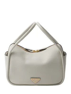 Prada Prada Leather Shoulder Bag White