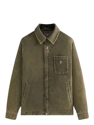 Kith Washed Corduroy Brixton Puffed Shirt Jacket - Mire