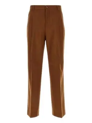 Burberry Tailored Straight-leg Trousers - Brown