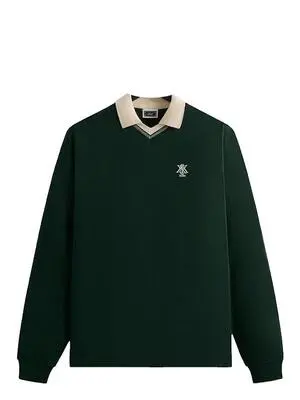 KITH Pique Long Sleeve Tap In Polo Shirt