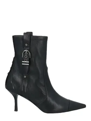 STUART WEITZMAN Leather Ankle Boots - Black