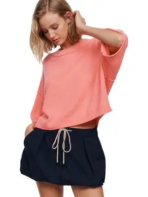 Anthropologie Goldie Crew-neck Cashmere Sweater - Mango