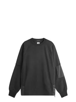 C.P. COMPANY Crew Neck Sweatshirt - Black