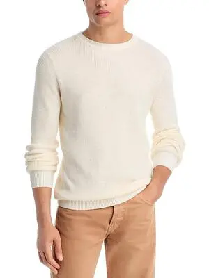 Faherty Brand Sunwashed Crewneck Sweater - White Shell