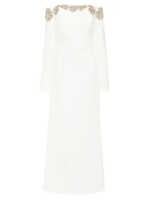 Costarellos Meline Gown - Neutrals