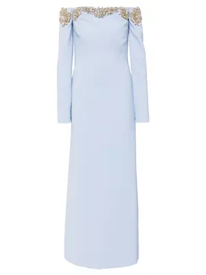 Costarellos Costarellos Meline Gown Blue