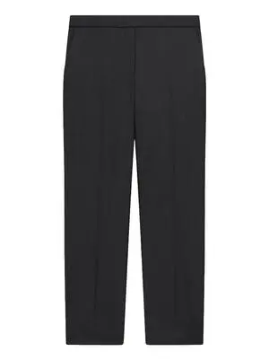 Theory Treeca Wool Crop Trousers - Black