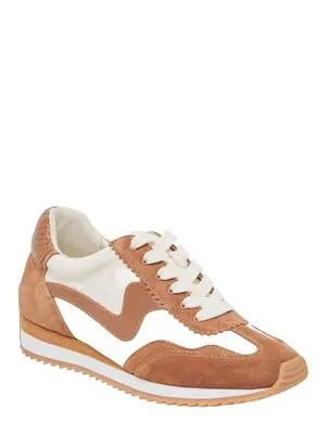 Dolce Vita Dolce Vita Suede Sneakers Pecan Nylon