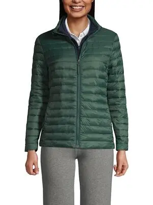 LANDS' END Thermoplume School Uniform Jacket - Evergreen