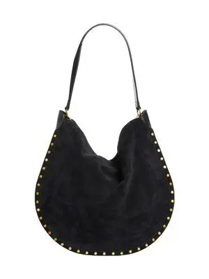 Isabel Marant Oskan Suede Hobo Bag - Dark Midnight