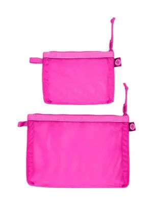 BABOON TO THE MOON Baboon To The Moon Monomesh Pouch Set Raspberry Fizz