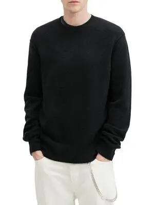ALLSAINTS AllSaints Patern Crewneck Sweater Black