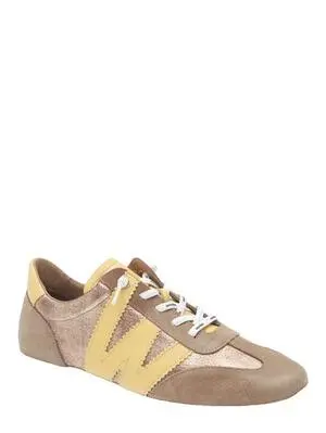 WONDERS Fashion Slip-on Sneakers - Taupe/yellow