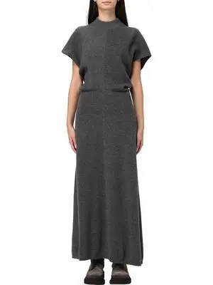 Brunello Cucinelli Ribbed Maxi Dress - Lead
