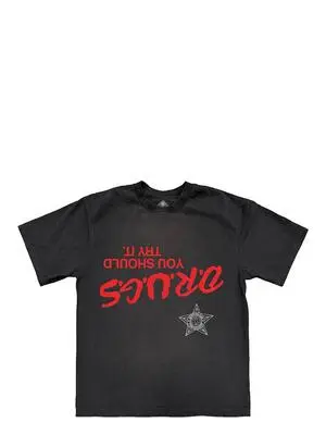 TRAVIS SCOTT Druxgs Tee Shirt - Black