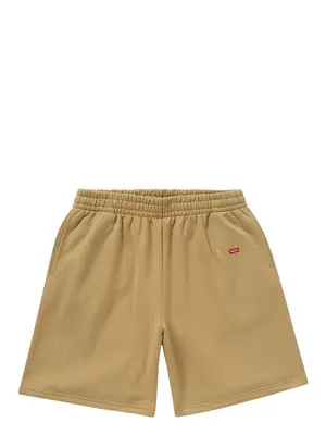 Supreme Small Box Sweatshort Dark Tan