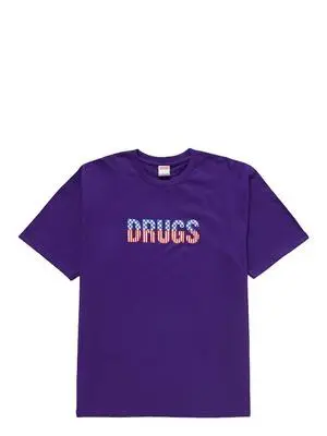 Supreme Drugs Tee Shirt - Purple