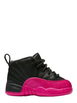 JORDAN 12 Retro Sneakers Black/deadly Pink/metallic Silver