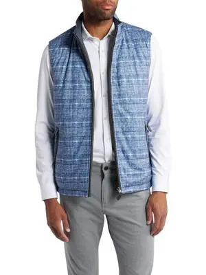 Johnston & Murphy Upton Quilted Reversible Vest - Navy