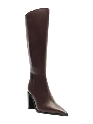 Schutz Mikki Knee High Boots - Brown