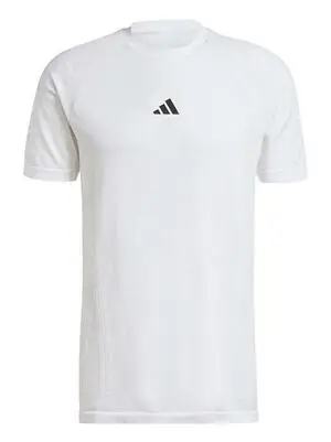 Adidas Tennis Pro Seamless Aeroready Freelift Tee Shirt - White