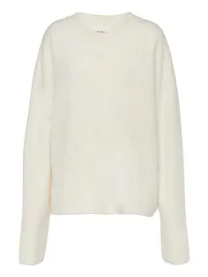 LISA YANG Natalia Brushed Cashmere Sweater - Neutrals