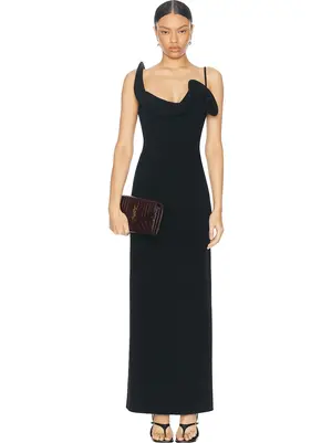 Magda Butrym Midi Dress - Black