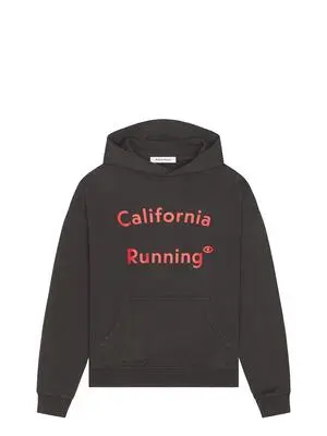 DISTRICT VISION California Cotton Hoodie - California Running Black