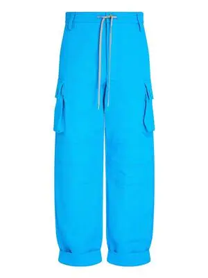 Jacquemus Cotton-canvas Cargo Pants - Azure