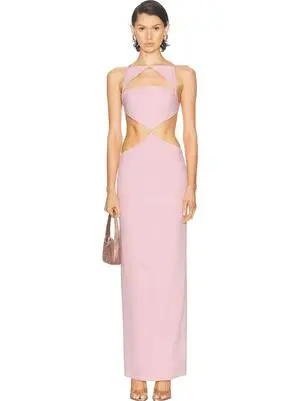 Versace Cut-out Gown - Pastel Pink