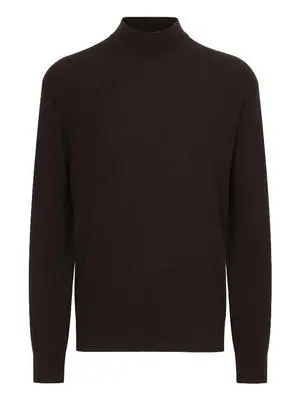Stefano Ricci Mock-neck Sweater - Brown