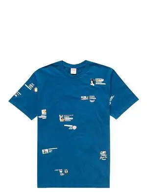 Supreme Upset Tee Shirt Indigo