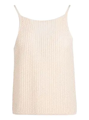 Vero Moda Halterneck Knit Top - White