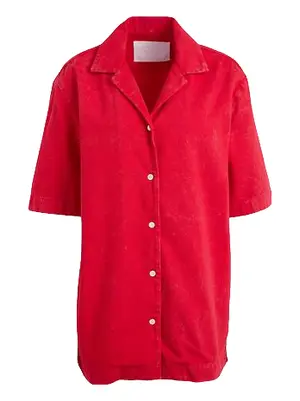 Cos Denim Shirt - Red