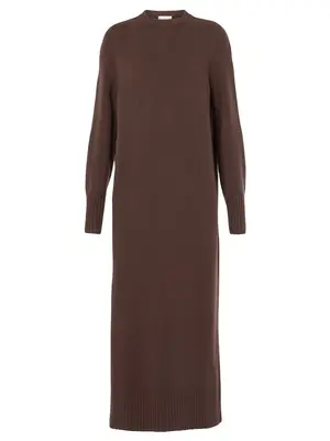 FFORME Ainsley Wool And Cashmere Shift Dress - Brown