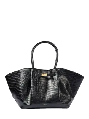 DEMELLIER-Croc-effect Leather Tote Bag