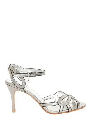 STUDIO CHOFAKIAN 75mm Iluka Sandals - Silver