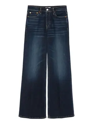 RE/DONE Mid-rise Wide-leg Jeans - Blue
