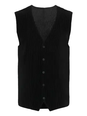 Issey Miyake Plissé Vest - Black